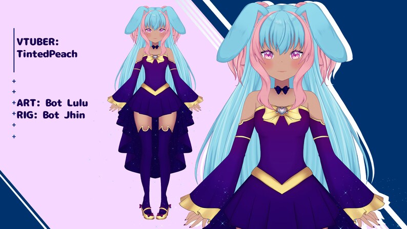 Live2d Vtuber Full Body Model Art & Rig Vtuber Model for Commercial Custom Live2d Vtuber Model ...