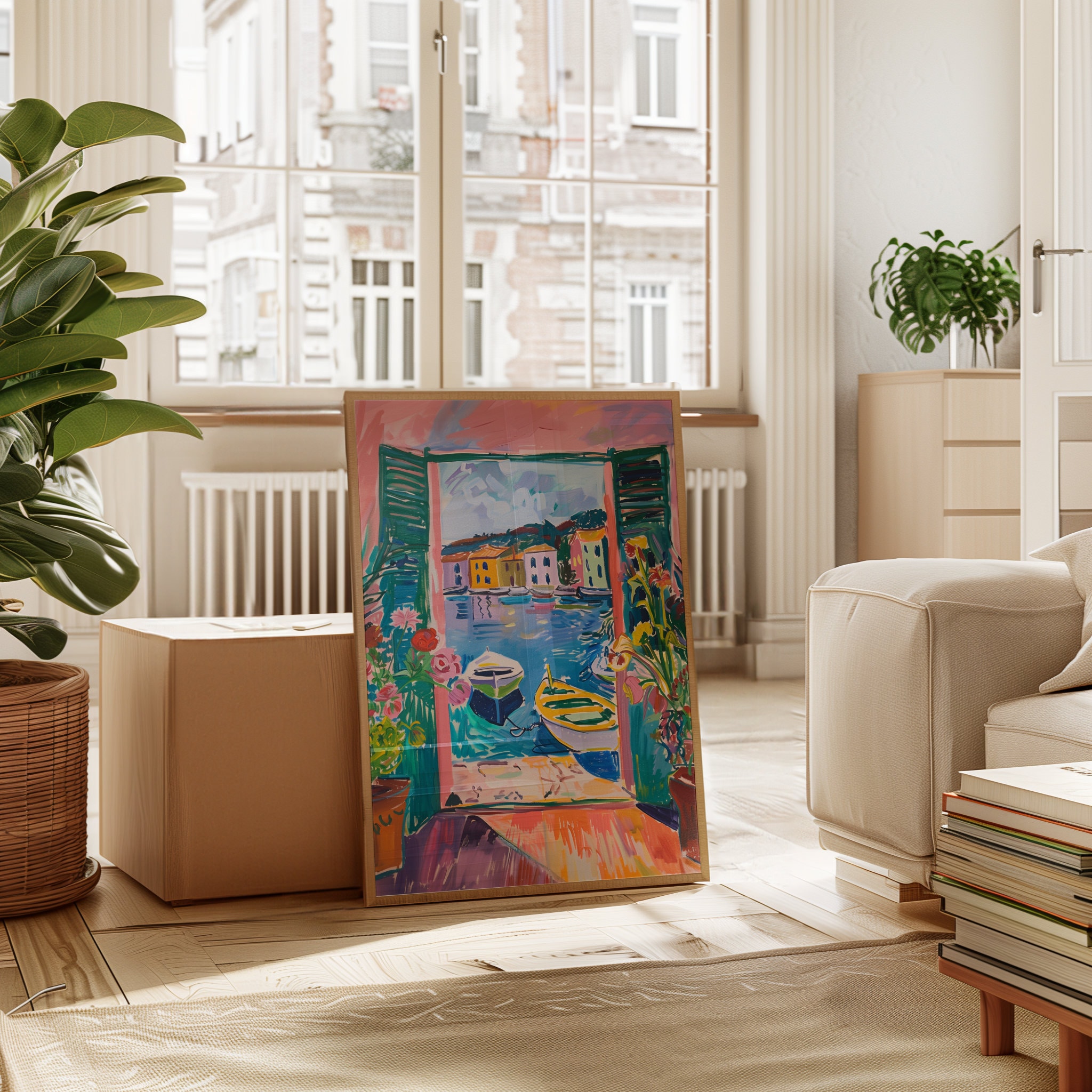 Henri Matisse Open Window Poster, Colorful Fauvism Art Print, Modern ...