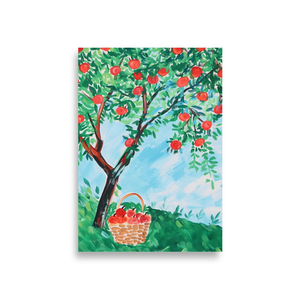 Henri Matisse Apple Tree Poster, Colorful Still Life Art Print, Plein ...