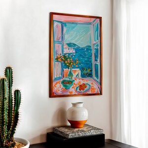 Henri Matisse Open Window Print, Fruit Still Life, Vibrant Floral ...
