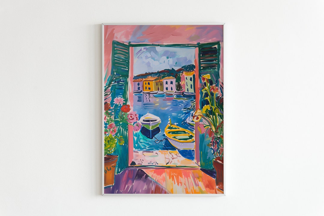 Henri Matisse Open Window Poster, Colorful Fauvism Art Print, Modern ...