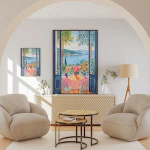 Matisse Open Window Collioure View | Modern Art Poster | Colorful Home ...