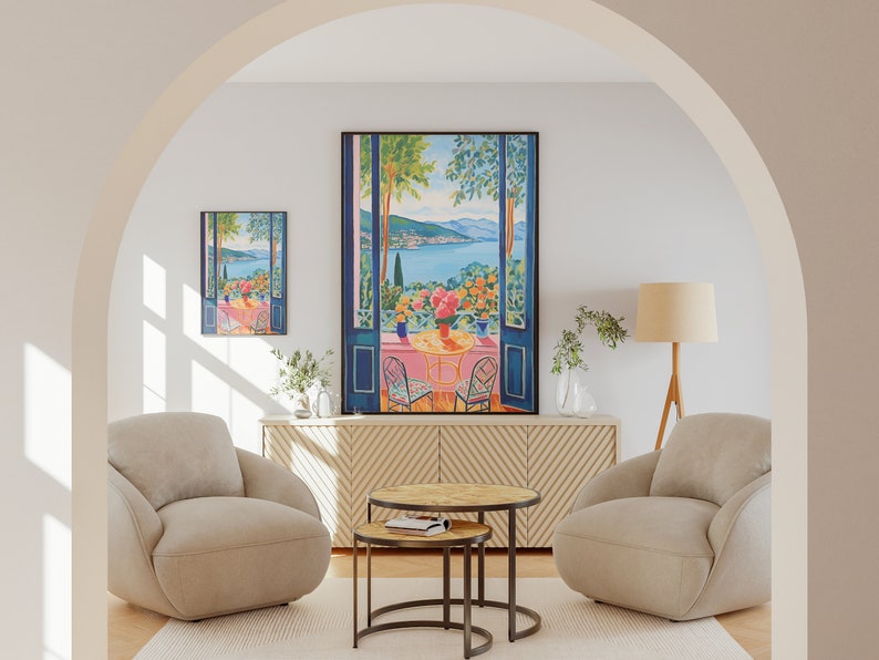 Matisse Open Window Collioure View | Modern Art Poster | Colorful Home ...