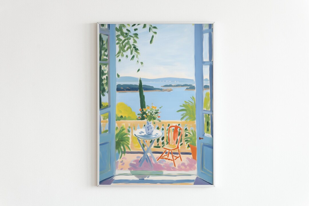 Matisse Open Window Print | Henri Matisse Art Poster | Colorful Modern ...