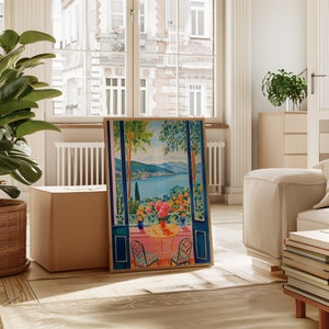 Matisse Open Window Collioure View | Modern Art Poster | Colorful Home ...