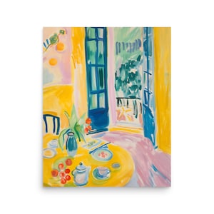 Henri Matisse Poster, Breakfast Room Print, Colorful Modern Art ...