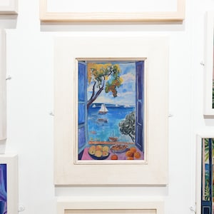 Henri Matisse Open Window Poster, Ocean View With Grapes Art Print ...