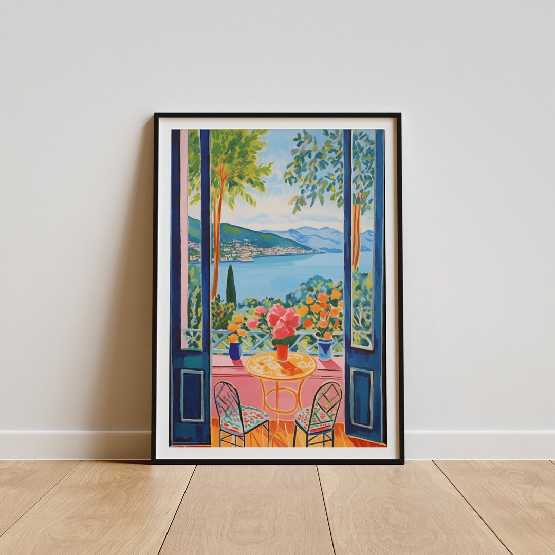 Matisse Open Window Collioure View Modern Art Poster Colorful Home ...