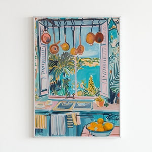 Henri Matisse Open Window Poster, Coastal View With Oranges Art Print ...