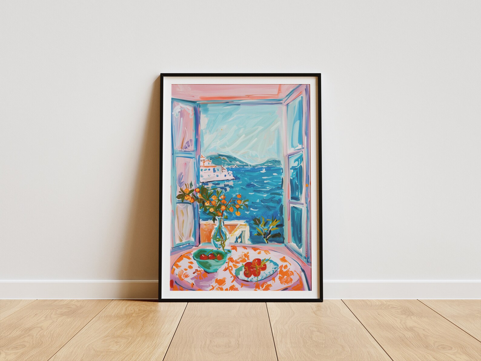 Henri Matisse Open Window Print, Fruit Still Life, Vibrant Floral ...