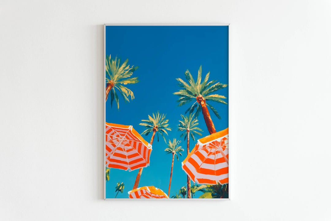 Henri Matisse Beach Umbrella Poster, Tropical Coastal Wall Art Print ...