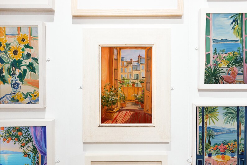 Henri Matisse Open Window Poster, Parisian Balcony Art Print, Colorful ...