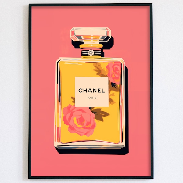 Chanel No 5 Bottle Png - Etsy