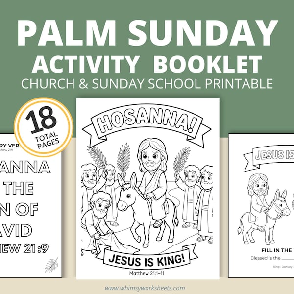 Church Kids Booklet - Etsy