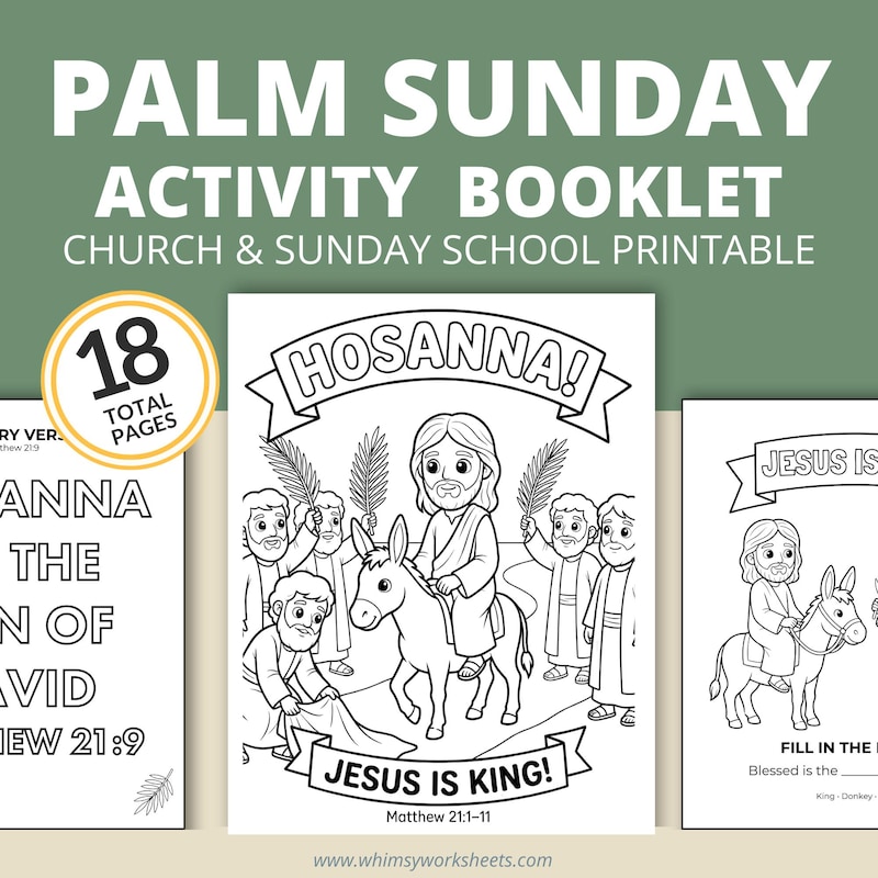 Church Kids Booklet - Etsy