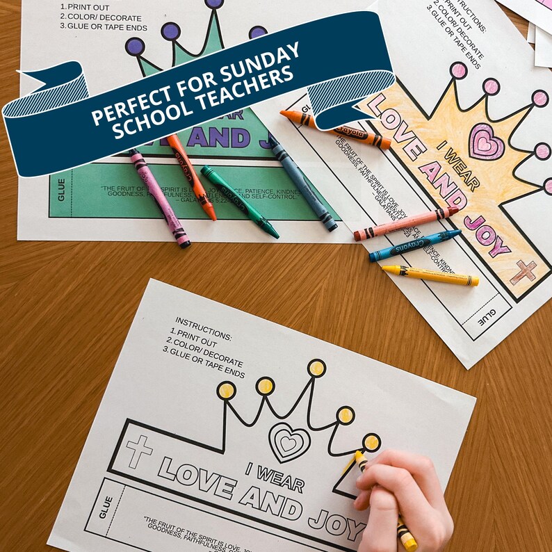 Fruit of the Spirit Printable| Christian Kids Craft | Bible Lesson ...