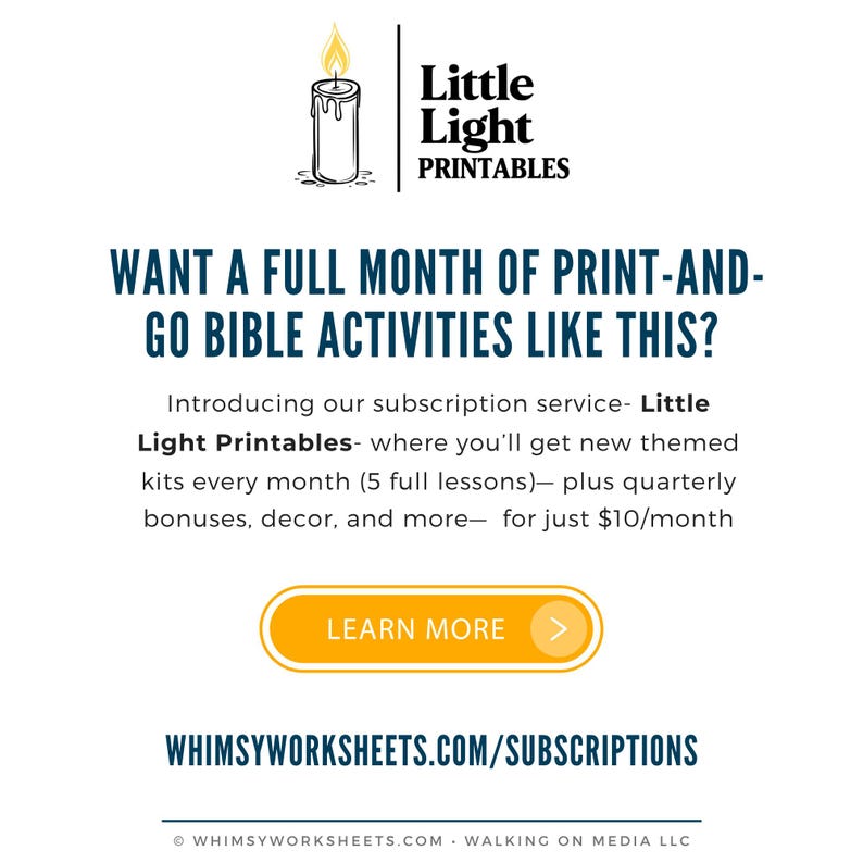 Luke 1:26–38 Christmas Bible Lesson for Kids | 50-page Advent Printable ...