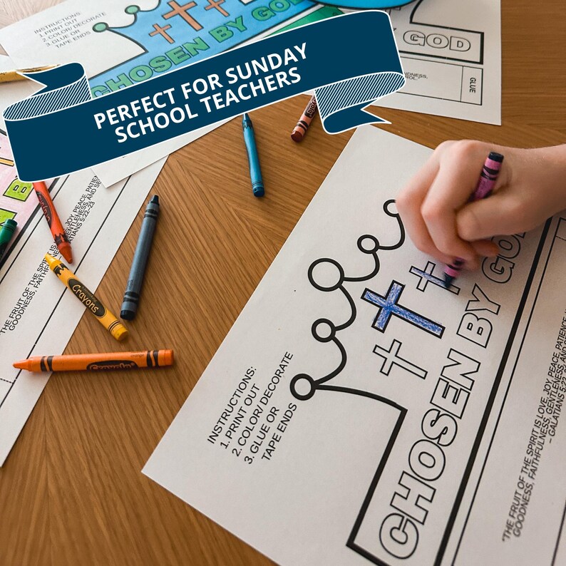 Sunday School Lessons With Craft | Fruit of the Spirit Paper Crown ...