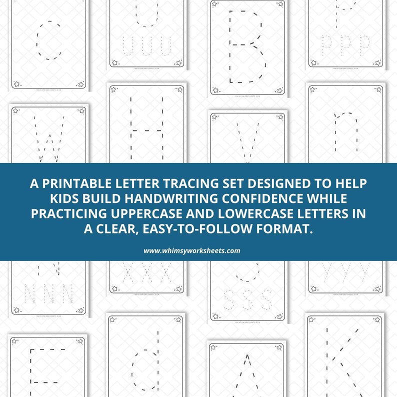 Alphabet Tracing Workbook Printable | ABC Tracing Worksheets With ...