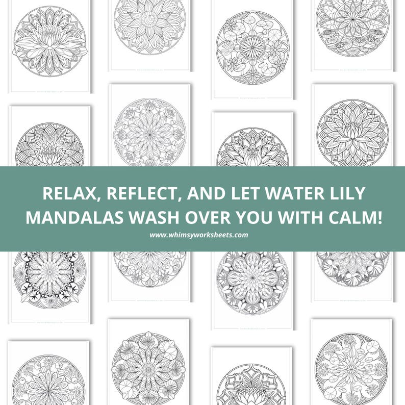 Flower Mandala Coloring Pages | Printable Floral Art for Adults + Kids ...