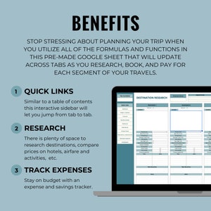 Road Trip Planner | Google Sheets Vacation Itinerary (digital Download ...