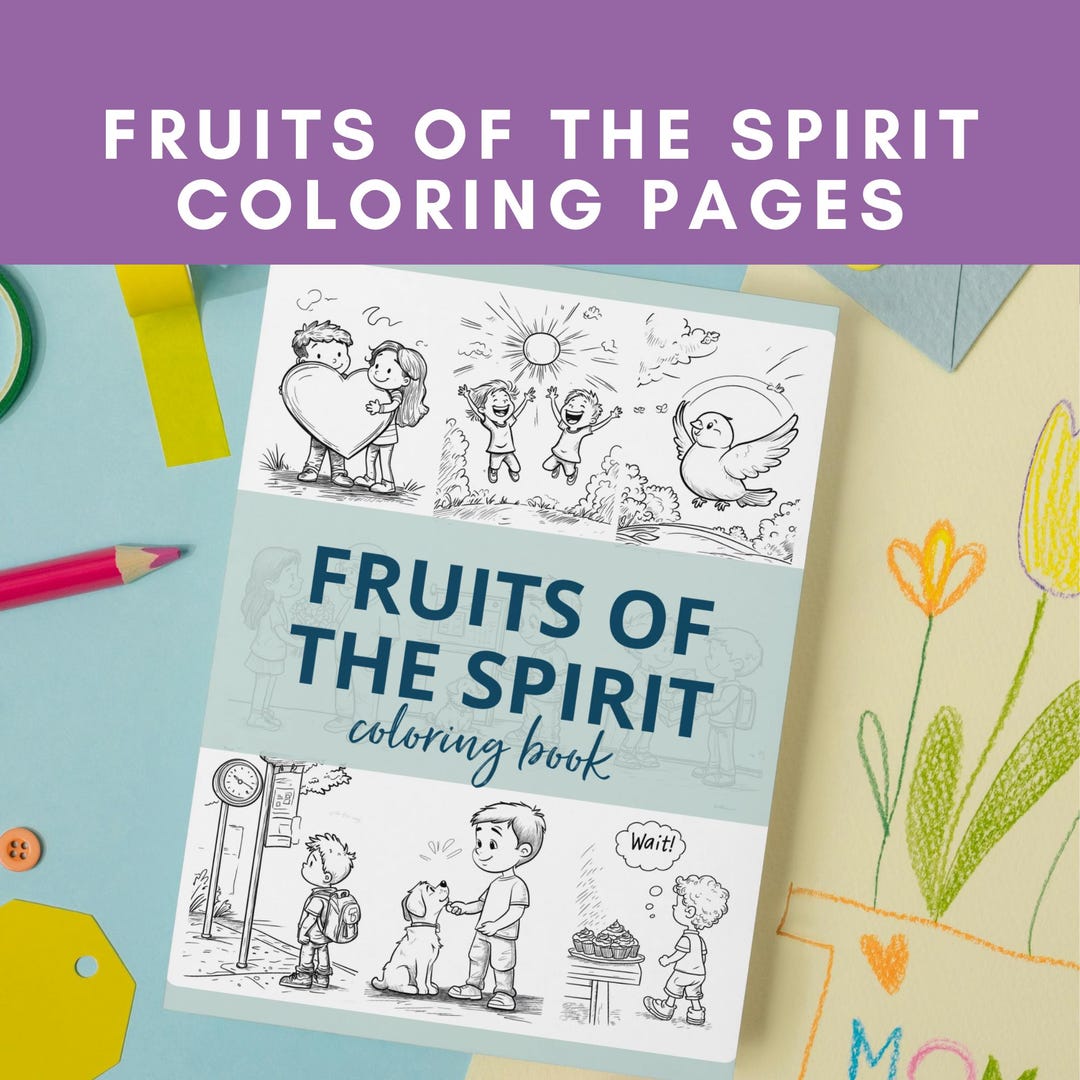 Christian Printable | Fruits of the Spirit Bible Coloring Pages ...