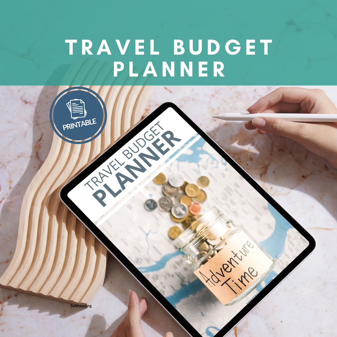 Printable Trip Budget Planner | Travel Expense Tracker (PDF) - Etsy