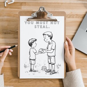 Ten Commandments Kids Activity | Coloring Sheets for Sunday School ...