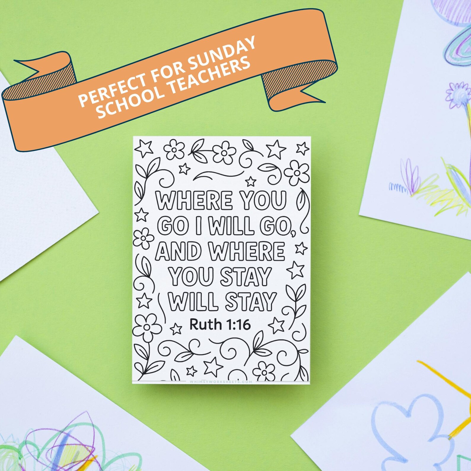 Book of Ruth Sunday School Lesson | Printable Activities | Homeschool ...