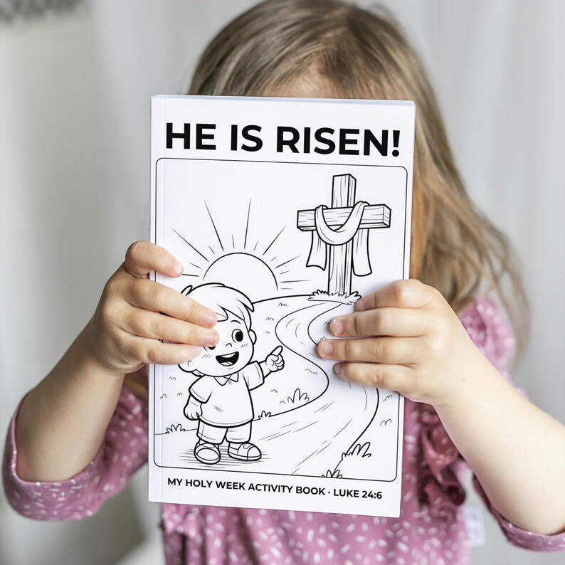 Holy Week Activity Booklet Bundle for Kids | Palm Sunday, Good Friday ...