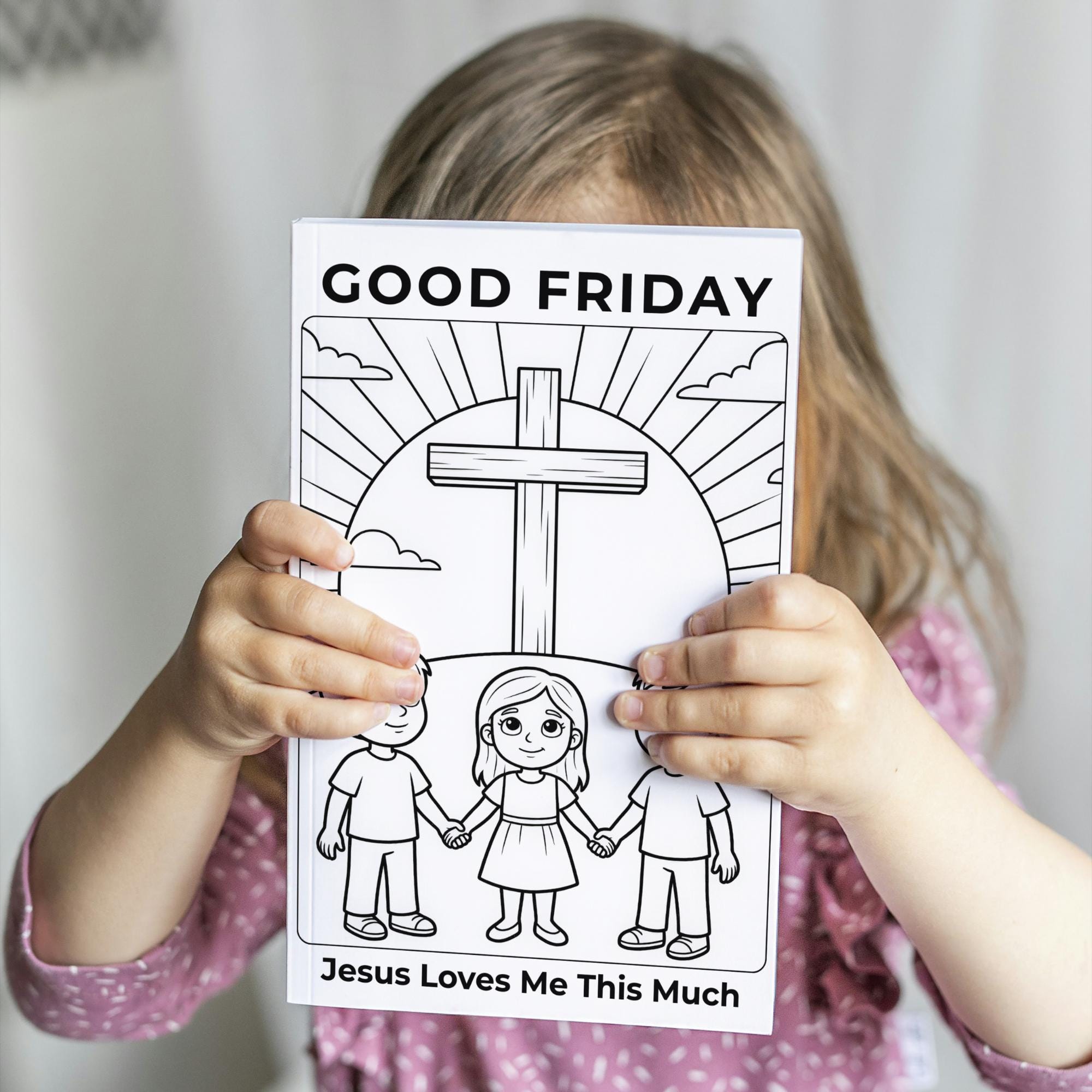Good Friday Coloring Booklet Printable | Sunday School Church Activity ...