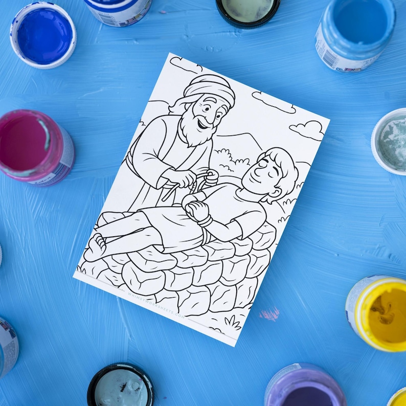 Abraham & Isaac Bible Story | Sunday School Craft Kits | Kids Coloring ...