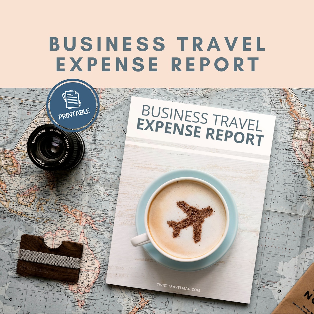 Business Travel Expense Report | Expense Spreadsheet | Business Expense ...