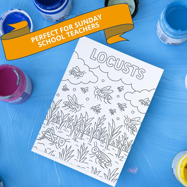 Plagues of Egypt Printable Bible Activity for Kids | Sunday School ...