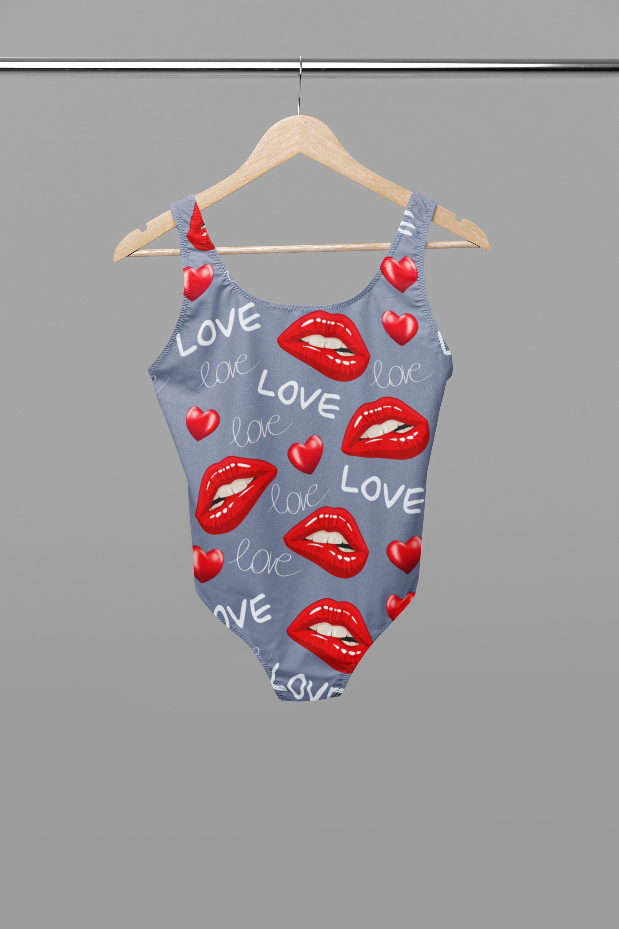 Valentine Kiss Swimwear for Couples,one Piece Swimwear for Her,shorts ...