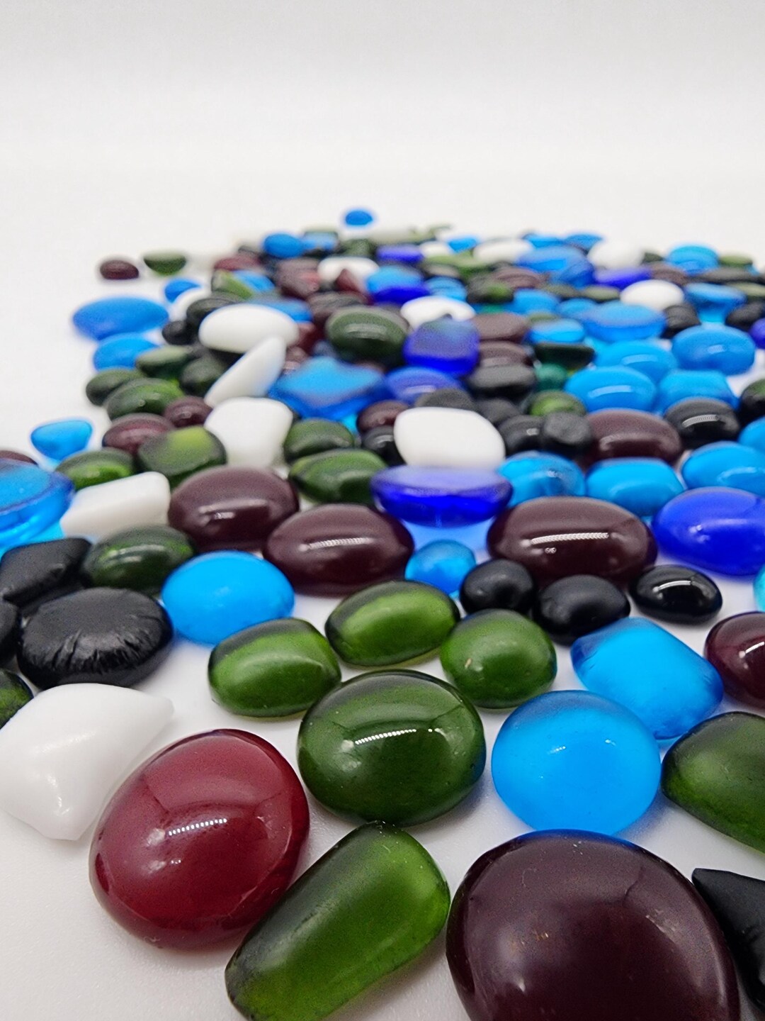 Bullseye COE90 miss Fires Fused Glass Dots - Etsy