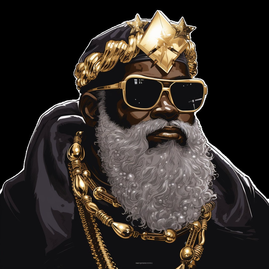 Christmas Art, Black Santa, Holidays Santa, Clipart, Holidays ...