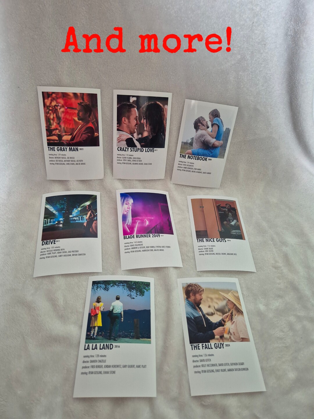 Ryan Gosling Movies Mini Posters - Etsy