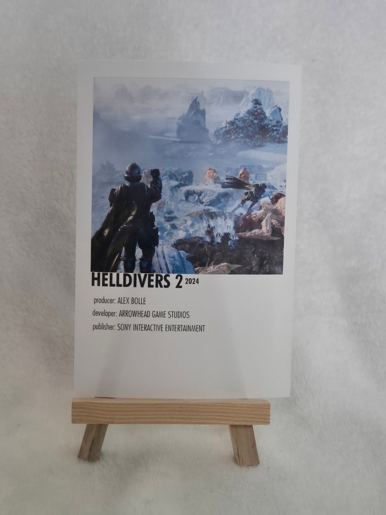 Helldivers 2 Mini Poster - Etsy