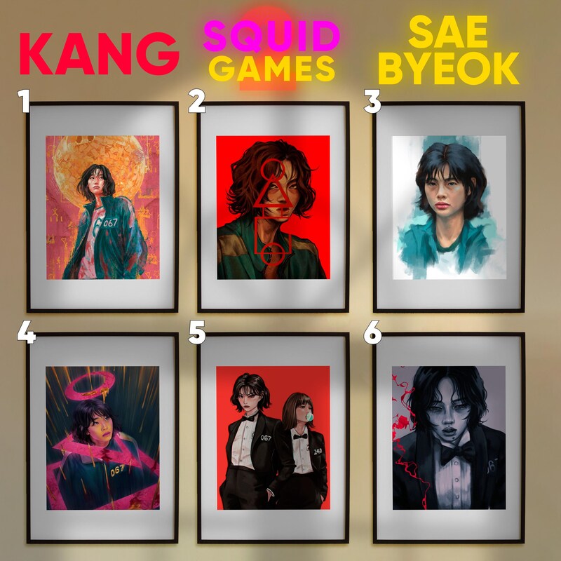 Squids Game Poster - Etsy