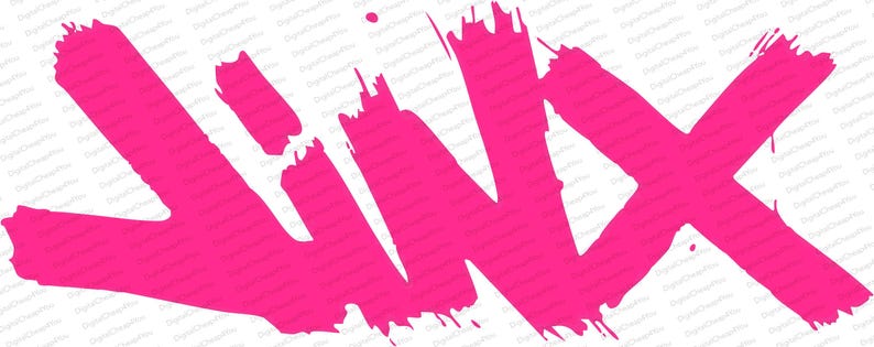 Jinx Graffiti SVG Bundle: Arcane-inspired Street Art (digital Download ...