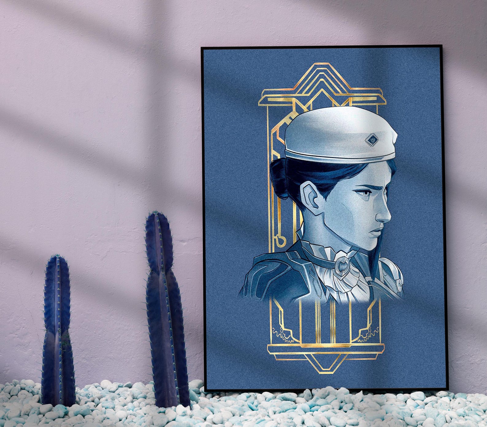 Arcane Caitlyn Poster - League of Legends Art - Arcane Wall Decor ...