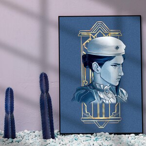 Arcane Caitlyn Poster - League of Legends Art - Arcane Wall Decor ...