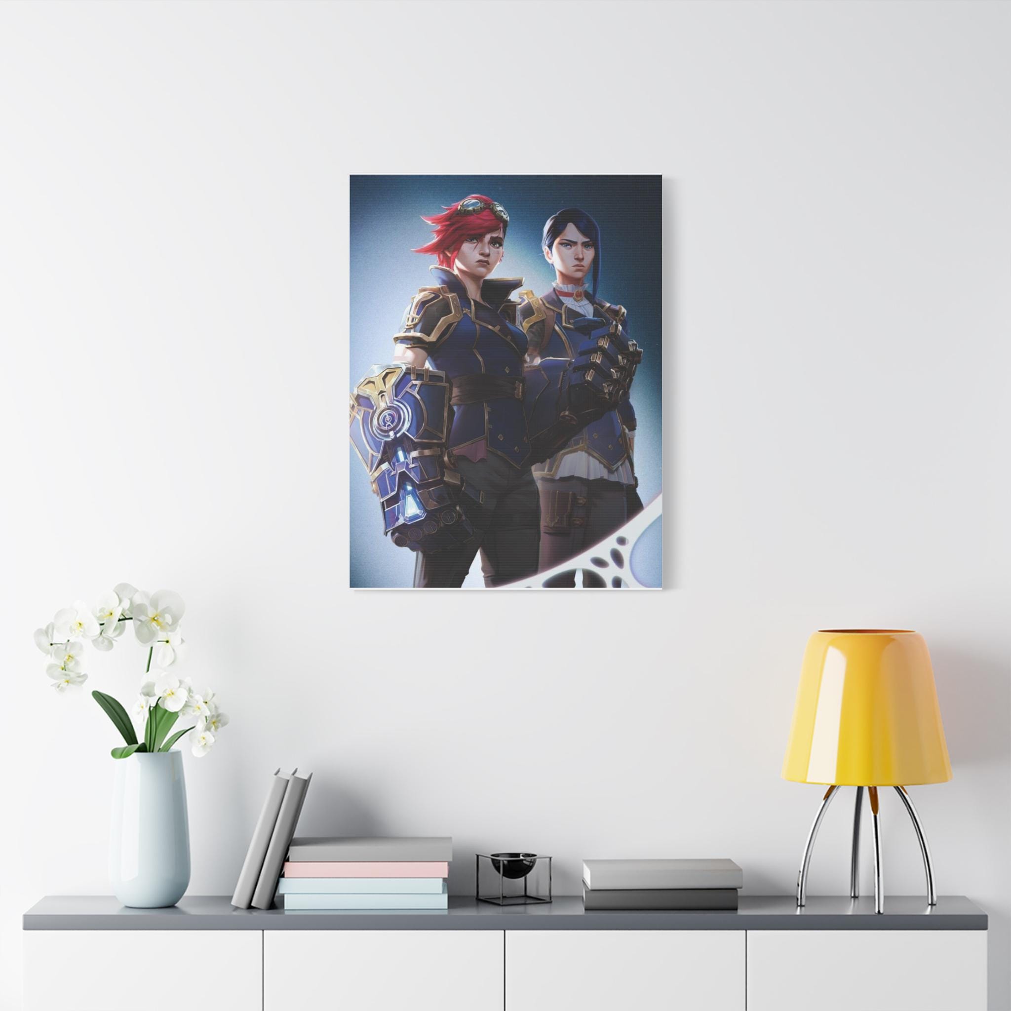 Vi & Caitlyn Poster | Arcane Inspired Art Print | League of Legends ...