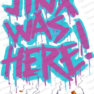 Jinx Graffiti SVG Bundle: Arcane-inspired Street Art (digital Download ...