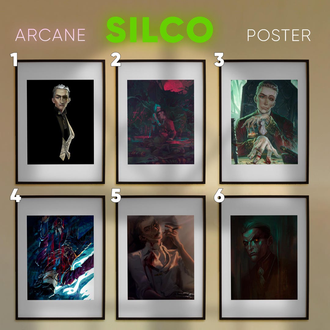 Arcane Silco Poster Collection Stunning Silco & Jinx Art Exclusive ...