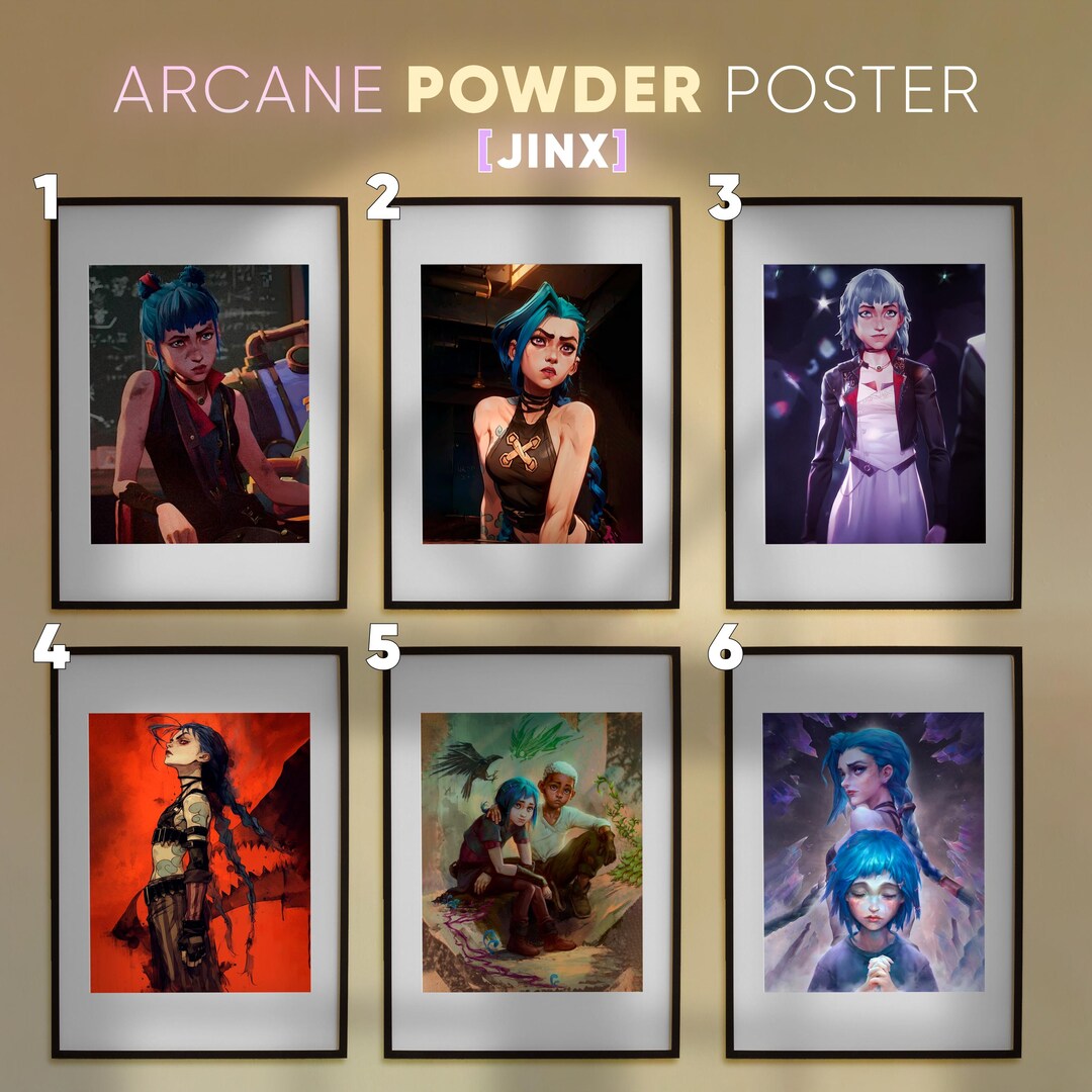 Arcane Posters of Jinx (and Ekko) in Love Maybe in Another Life - High ...