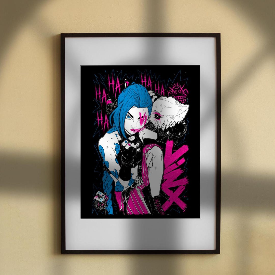 Arcane Jinx Graffiti (powder) Poster | Gaming Gifts | Elegant | Gaming ...