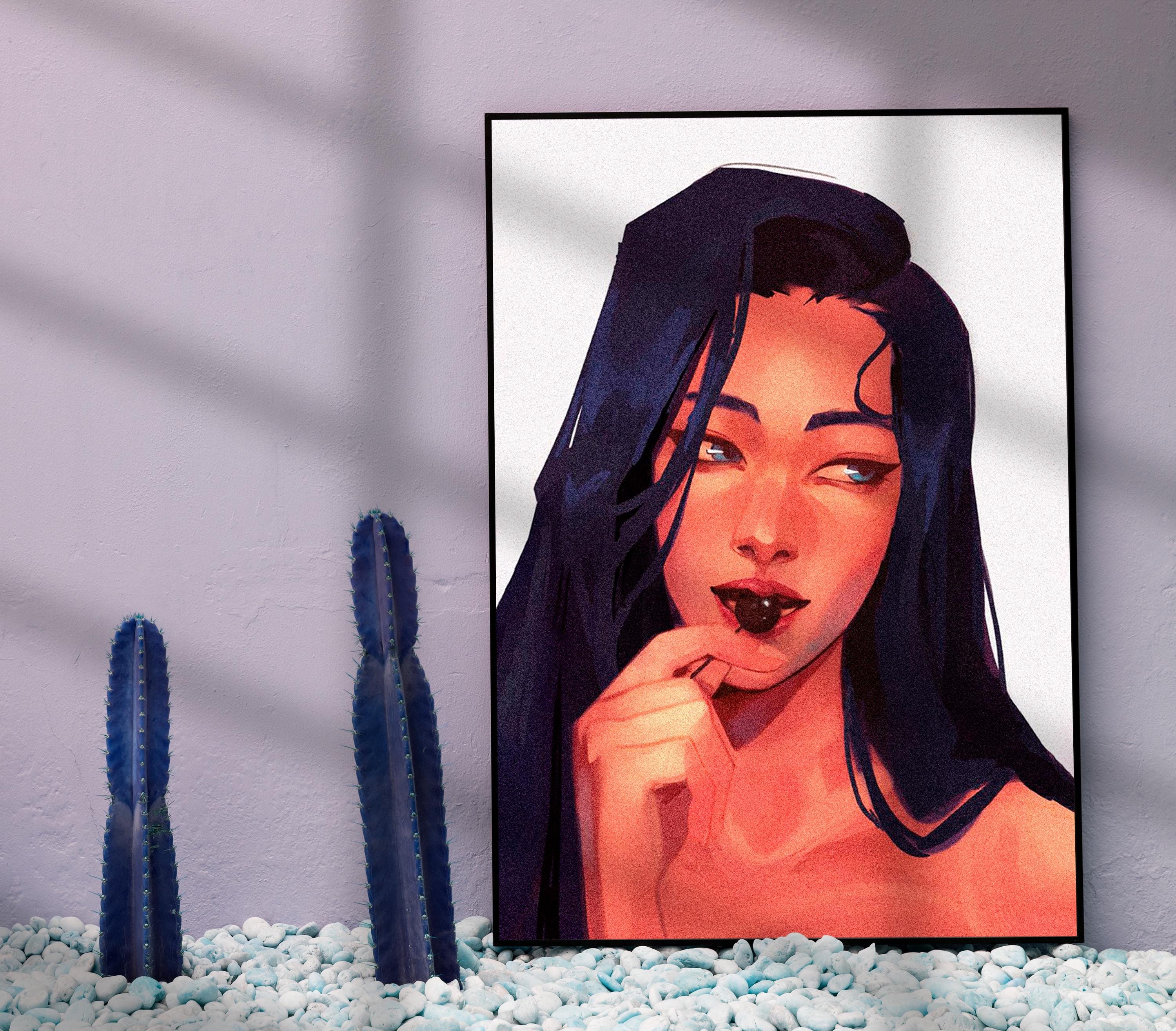 Arcane Caitlyn Poster - League of Legends Art - Arcane Wall Decor ...