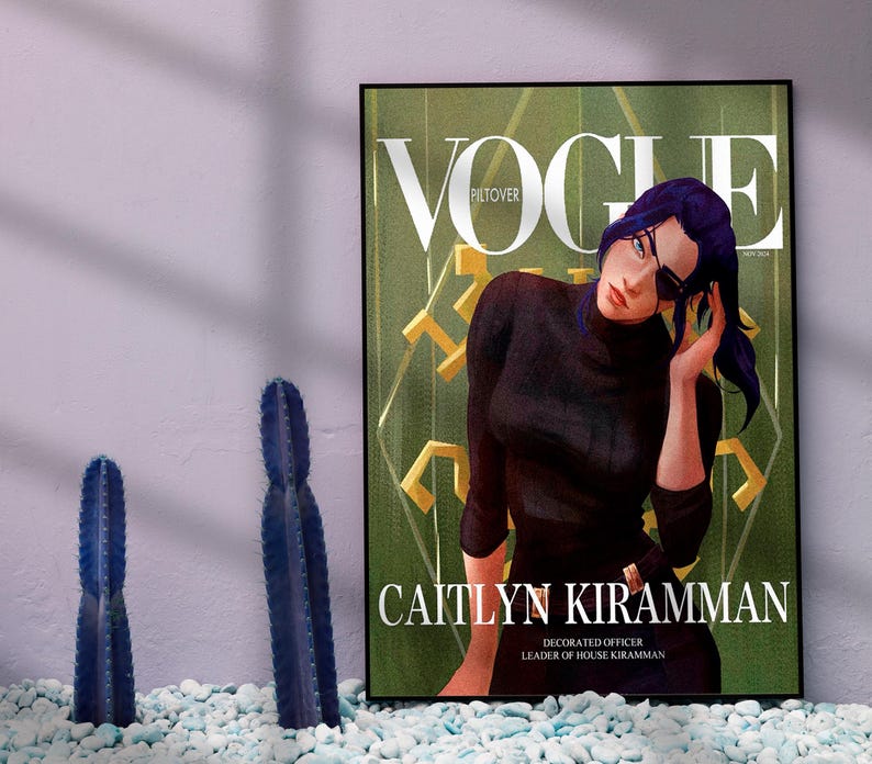 Arcane Caitlyn Poster - League of Legends Art - Arcane Wall Decor ...